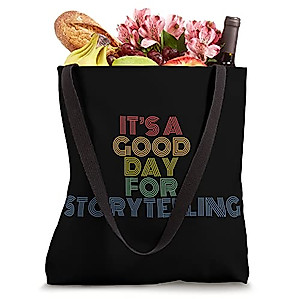 It's A Good Day For Storytelling retro 70s vintage Tote Bag