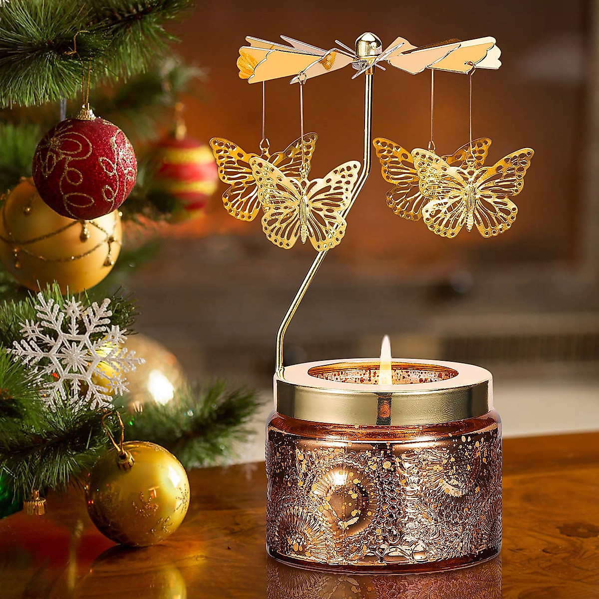 Gifts for Women, Birthday Gifts for Mom Daughter Sister Wife, Unique Gifts for Friend Women Rotatable Scented Candles Gifts for Anniversary Christmas