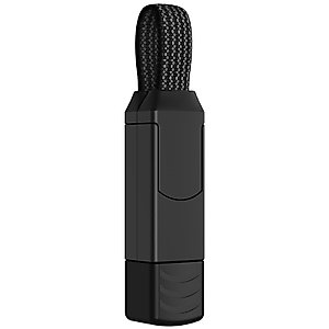 Multi Charging Cable EDC Travel Portable Keychain Charger Cable with PD Ultra-Fast Charging Power, Magnetic 4 in 1 USB C Cable for iPhone 15/15 Pro/ 15 Plus/ 15 Pro Max/MacBook Samsung (Lava Black)