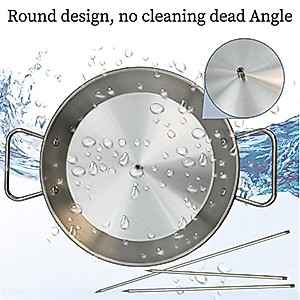 Al Pastor Skewer for Grill, BBQ Vertical Stand Skewer Tacos Barbecue Hack Vertical Spit with 13" Base Pan for Shawarma-Grilling Accessory Brazilian Churrasco with 3 Spikes (8”, 10" and 12”)