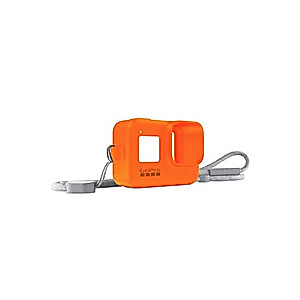 GoPro Sleeve + Lanyard (HERO8 Black) Hyper Orange - Official GoPro Accessory