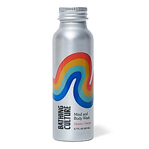 Bathing Culture - Organic Mind + Body Wash | Natural, Biodegradable, Sustainable, Vegan Personal Care (2.7 fl oz, Meadow Vision)