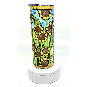Holy Cow Stained Glass Tumbler