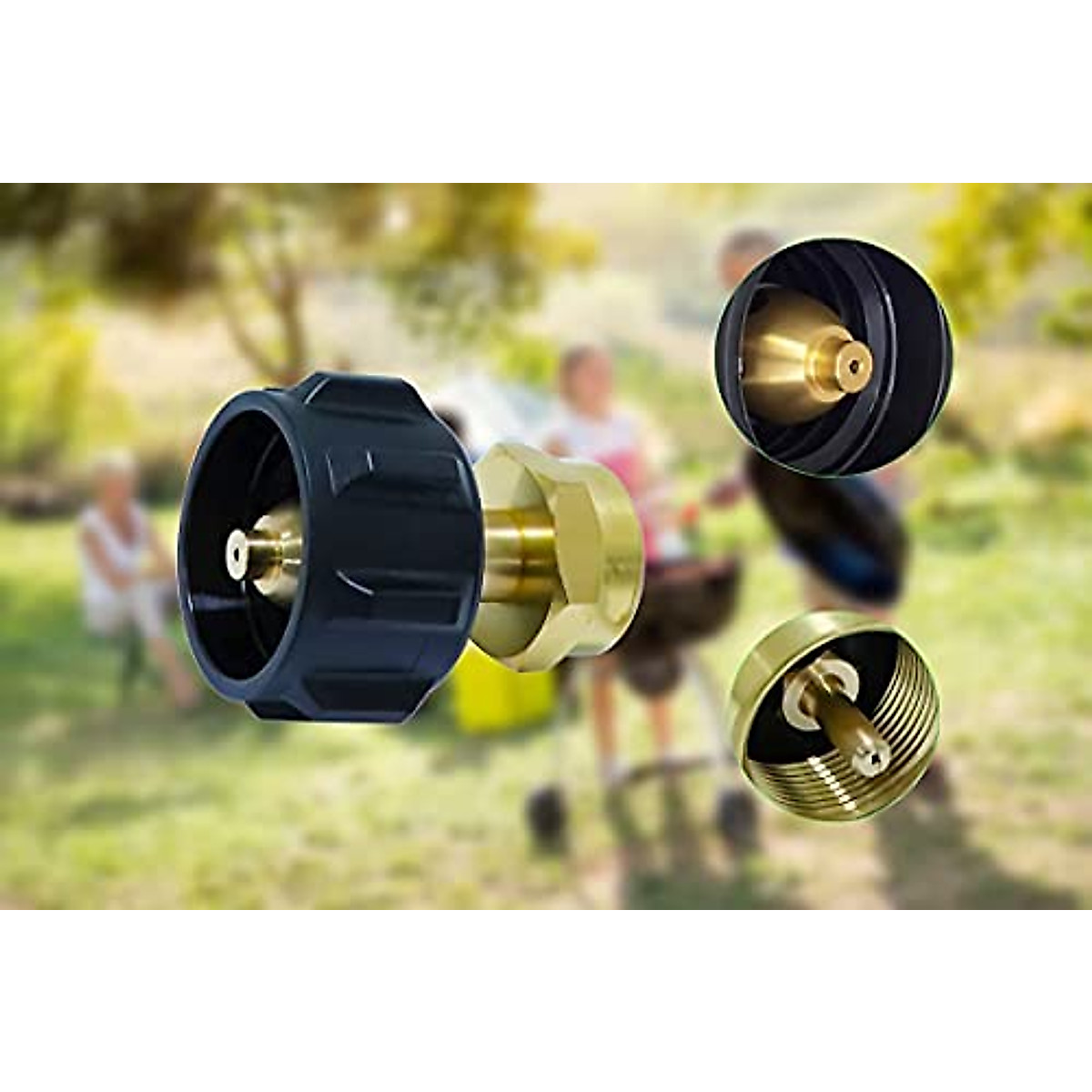 C CLINK Propane cylinder inflating connector QCC1 regulator propane supplement adapter for 1LB cylinder tank coupler cylinder