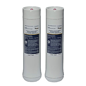 Whirlpool WHAROS5 Reverse Osmosis (RO) Water Filtration System With Chrome Faucet | Extra Long Life | Easy To Replace UltraEase Filter Cartridges, 14" deep x 13" wide x 15 inches tall, Blue