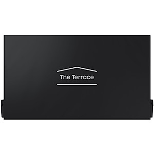 SAMSUNG 85-Inch The Terrace Outdoor Smart TV Dust Cover with Protective Lining, Breathable Holes, Soundbar Protection, Pocket for Remote and Accessories, VG-SDCC85G