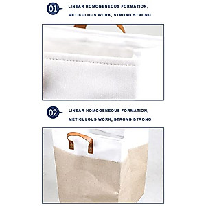 Laundry Hamper on Wheels with Handle Large Laundry Basket Water Proof Freestanding Laundry Hamper Collapsible Tall Clothes Hamper With Extended Handles For Clothes Toys In The Dorm And Rubber Basket