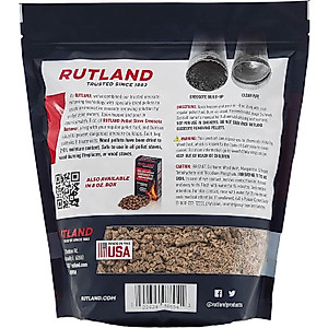 RUTLAND PRODUCTS Pellet Stove Creosote Remover, Chimney & Flue Cleaning Wood Pellets, 4 Pound Bag
