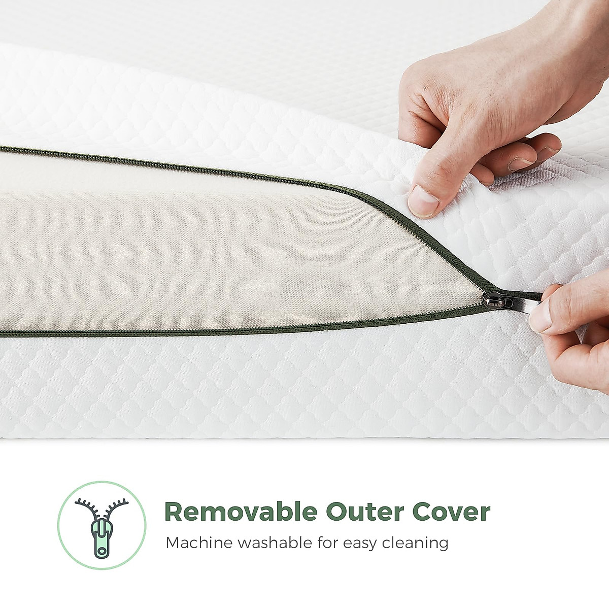 Dourxi Crib Mattress, Dual-Sided Comfort Baby and Toddler Mattress with Cool Gel Memory Foam and Removable Cover, Fits Standard Size Cribs and Toddler Bed, 52x27.5x5.5 inches