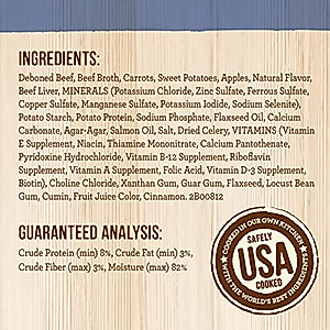 Merrick Grain Free Wet Puppy Food Puppy Plate Beef Recipe - 12.7 Ounce (Pack of 12)