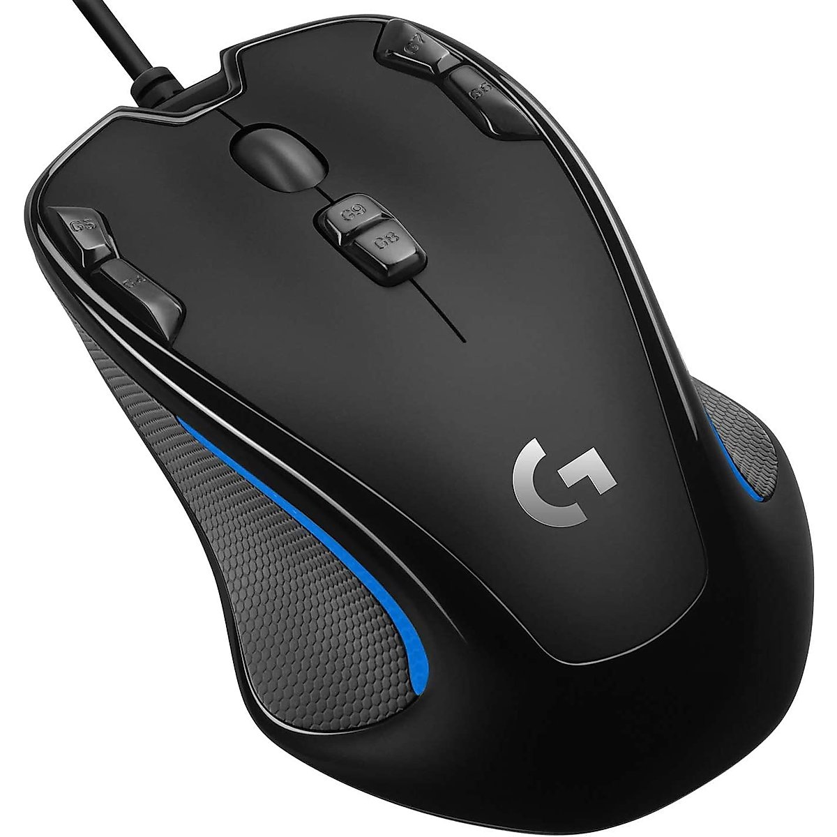Logitech G300s Optical Ambidextrous Gaming Mouse - 9 Programmable Buttons, Onboard Memory (Renewed)