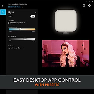Logitech for Creators Litra Glow Plus StreamCam Bundle with Litra Glow Premium LED Streaming Light with TrueSoft, StreamCam Premium HD Webcam, Full HD 1080p 60 fps, Desktop Tripod Stand — Graphite