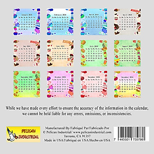 2023-2024 CD-Style Desk Calendar 16 Months Calendar/Planner / (Edition #025)