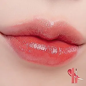 rom&nd DEWYFUL WATER TINT 01 IN CORAL|Glossy| high pigment| moisturizing| non-sticky|Hydrated lips|colorful shades|High Shine|0.18oz