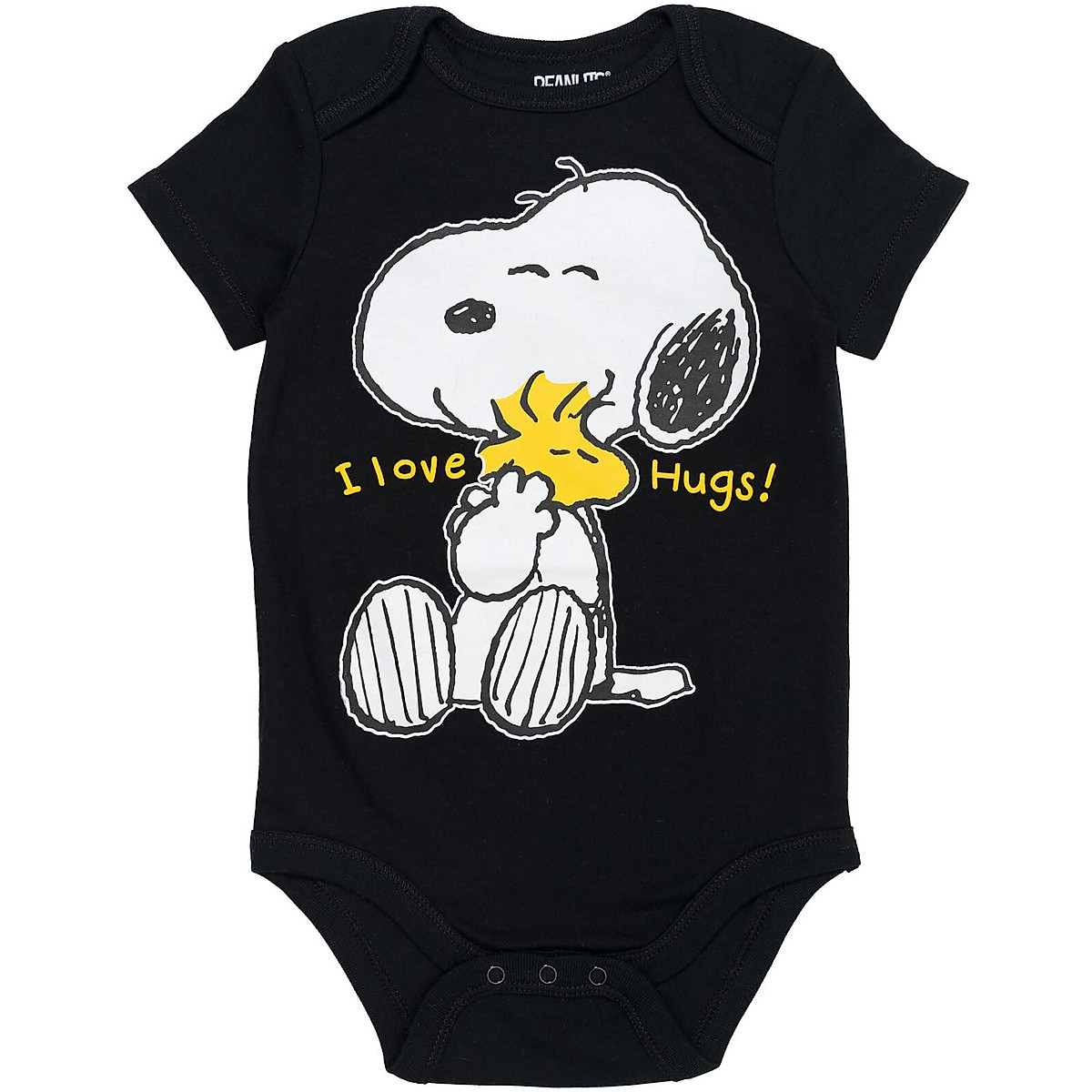 Peanuts Snoopy Charlie Brown Baby Boys 5 Pack Short Sleeve Bodysuit Multi 24 Months