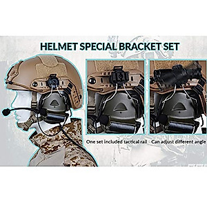 【Z-TAC Official Store】 ZTactical zComta II TacticalHeadset (Z041-FG) + Rotatable Adapter for Fast (Z147)+ U94 zPTT Kenwoo Push-to-Talk（Z113-KEN） NoiseCanceling Sound Collection G:1 NonMilSpec OD