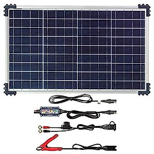 Optimate Solar Duo 40W, TM522-D4, 6-Step 12V / 12.8V 3.3A Weatherproof Solar Battery Saving Charger & maintainer
