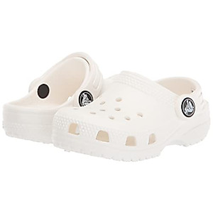 Crocs Kids' Classic Clog , White/White, 12 Little Kid