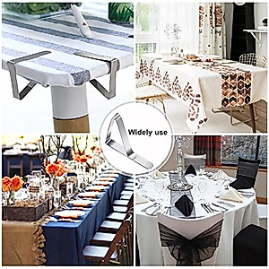 Tablecloth Clips, Stainless Steel Tablecloth Clips Ideal Clips for Home, Kitchen, Restaurant, Weeding, Picnic, Patio and Party (12pcs)