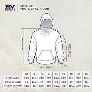 MV Sport Cool Fleece Hoodies for Men (Drawstring Hoodie Mens Sweatshirt) Mens Hoodies Pullover (Black, Large)