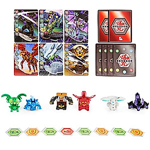 Bakugan Unbox and Brawl 6-Pack, Exclusive 4 Bakugan and 2 Geogan, Collectible Action Figures, Toys for Kids Boys Ages 6 and Up (Amazon Exclusive)
