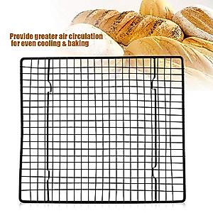 Aramox Cooling and Baking Rack, Stainless Steel Cooling and Baking Rack Nonstick Cooking Grill Tray For Biscuit/Cake/Bread