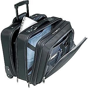 Samsonite 110211041 Mobile Office Rolling Notebook Case Nylon 17 1/2 x 9 x 14 Black