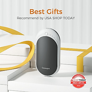 OCOOPA HotPal Rechargeable Hand Warmer, [USA Today Best Gifts 2022] 5200mAh Electric Handwarmer,Portable Pocket Heater, Heat Therapy Great for Raynauds, Hunting, Golf, Camping, Women Mens Gifts