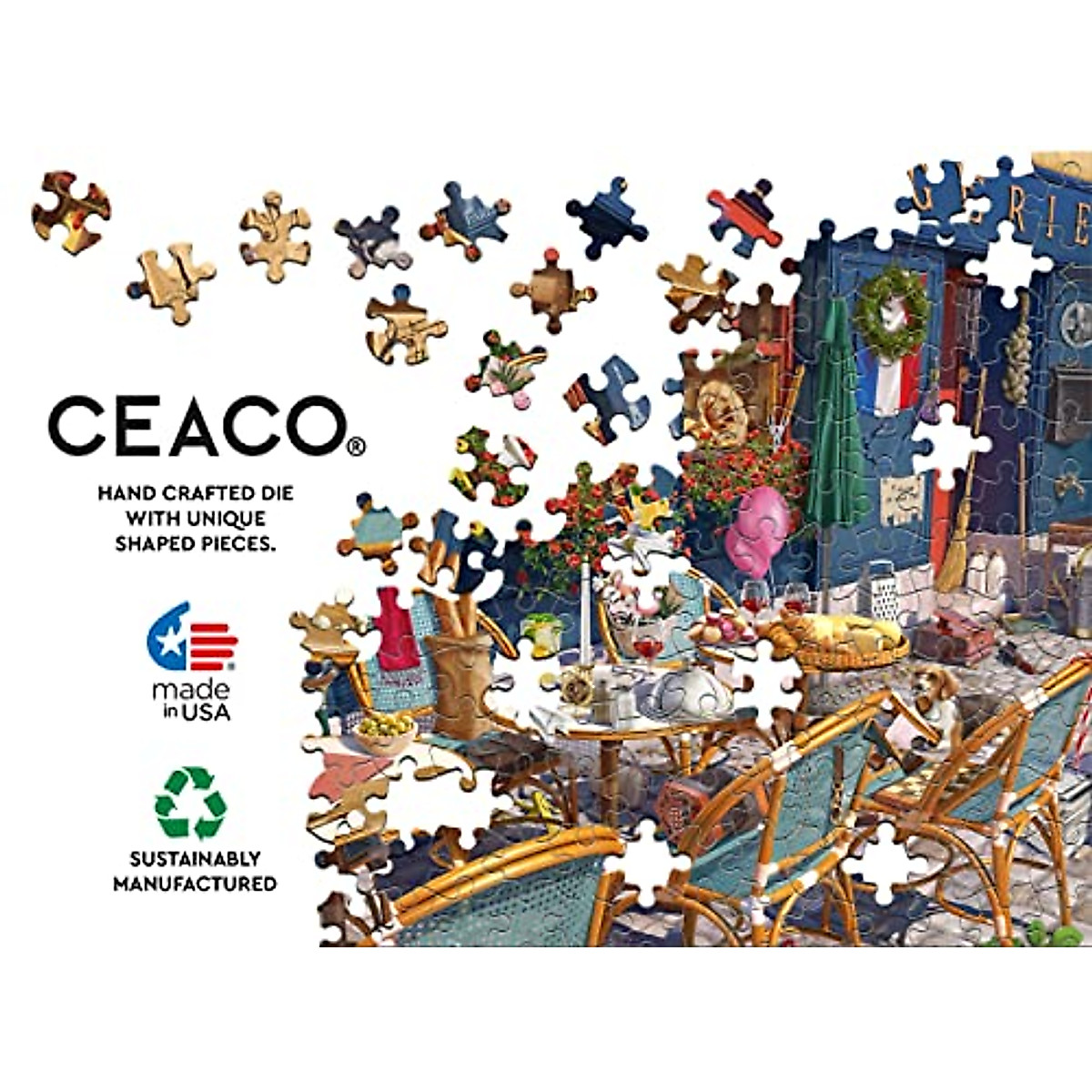 Ceaco - June's Journey - Wine & Cheese Shop - 1000 Piece Jigsaw Puzzle