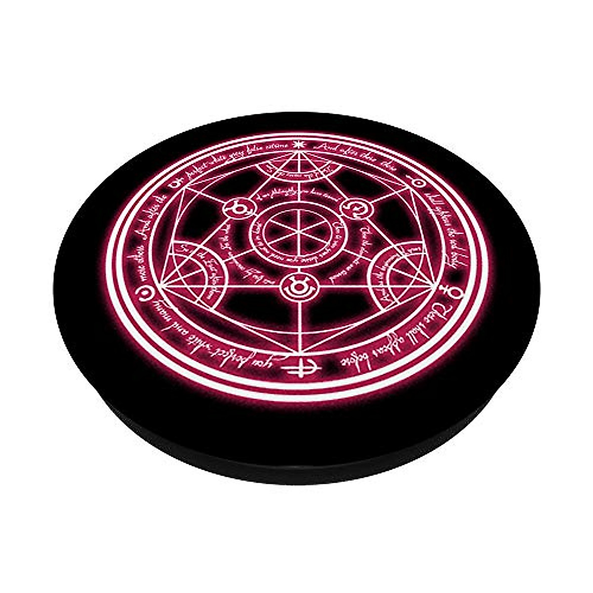 Blackcraft Human Transmutation Circle Witch Symbol PopSockets PopGrip: Swappable Grip for Phones & Tablets