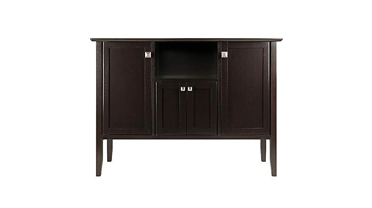 Winsome Wood Melba Buffet: Multi-Drawer Storage
