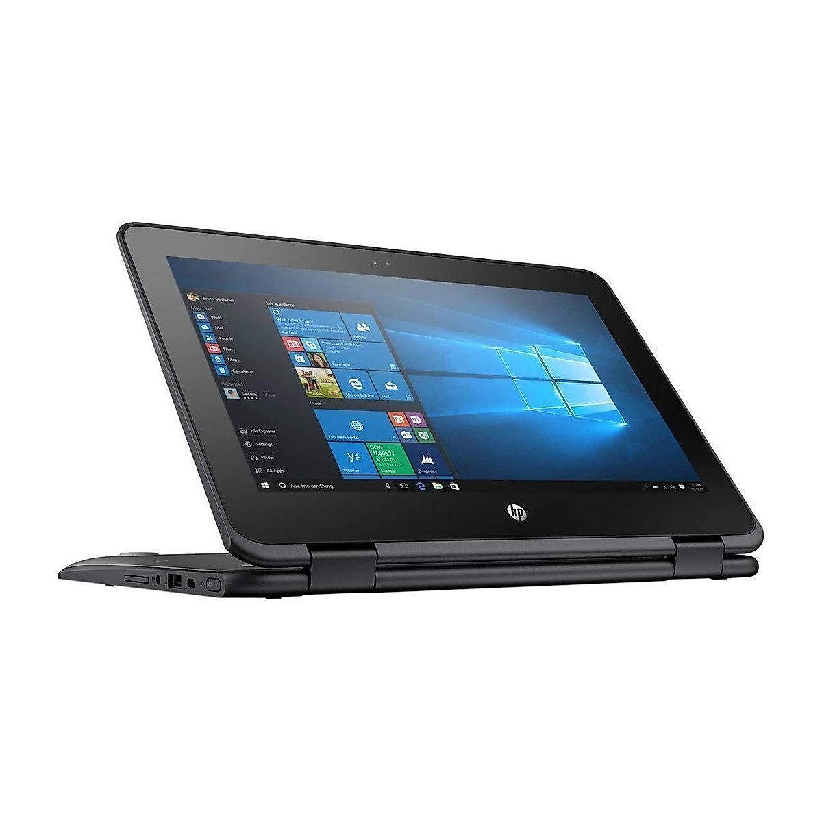 HP X360 ProBook Business 2-in-1 11.6in Touchscreen Laptop PC, Intel Celeron N3350, 4GB RAM, 64GB SSD, HDMI, Bluetooth, Webcam, WiFi, Windows 10 Pro (Renewed)