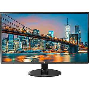 HP V270 27 Inch Monitor Full HD LED 1920 x 1080 IPS, Anti Glare HDMI, DVI-D, VGA - black