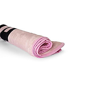 Nap Queen Soft Throw Blanket | 45 x 60 Inch Cozy Lightweight Fleece Blanket