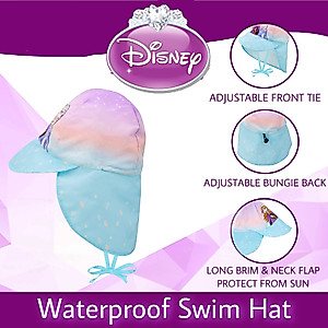 Disney Toddler Swim Hat for Girls, Baby Girl Swim Hat, Toddler Swim Cap with Frozen, Minnie & Princess, Toddler Hat