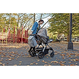 Graco Unisex Baby Diaper Bag Backpack with Changing Pad, Gray Quilt, Large