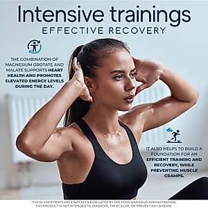 Natural Flow 4X Magnesium Supplement, Magnesium Glycinate, Taurate, Malate, Orotate Complex, Calm Sleep and Cramp Support Blend, No Mag Citrate or Oxide, 120 Capsules