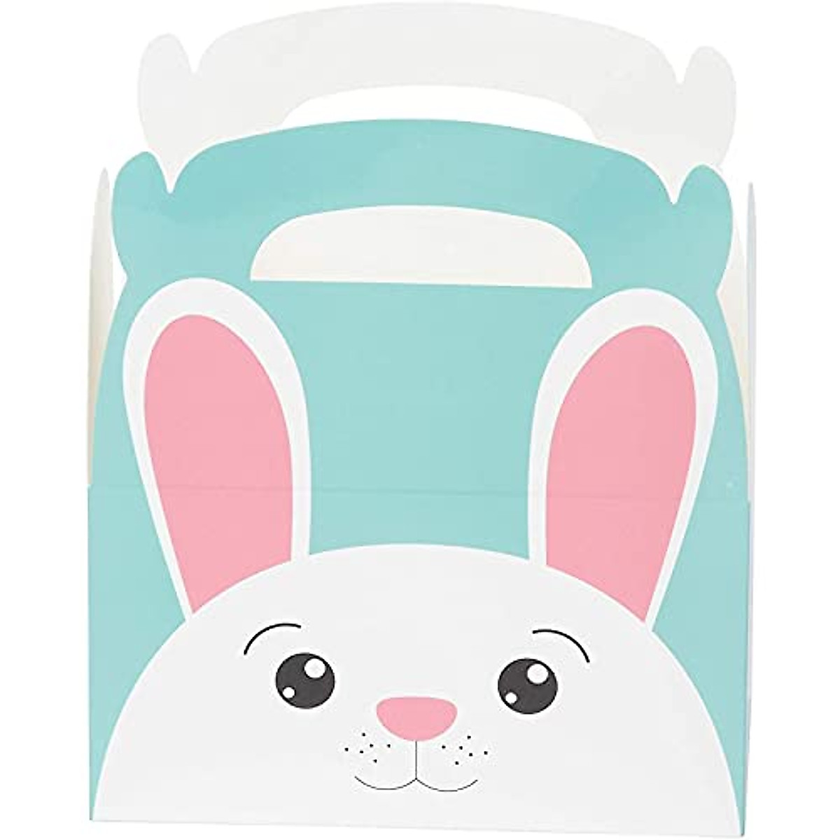 Easter Bunny Treat Boxes, Party Favors and Gifts (6.2 x 3.6 x 6.1 In, 24 Pack)