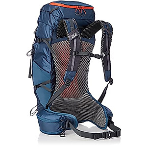 Jack Wolfskin Crosstrail Backpacking Pack, Thunder Blue, 32L