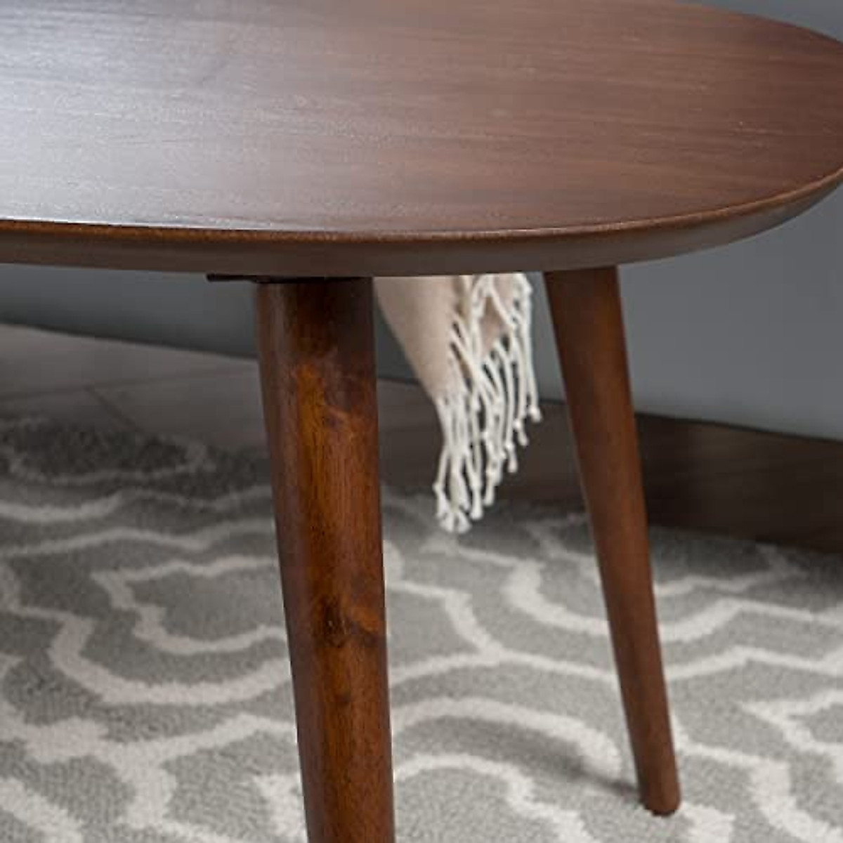 Christopher Knight Home Elam Wood Coffee Table, Walnut