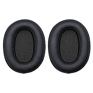 1 Paar Ear Pads Replacement Compatible with Sony WH-XB900N Headsets Ear Cushion from Protein Leather Foam Earphone Pads Repair Parts Headphones Accessories Black