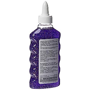Amazon Basics Liquid Washable Glitter Glue, Assorted Colors (Purple/Pink/Red/Blue), 6 oz. Each, 4-Count