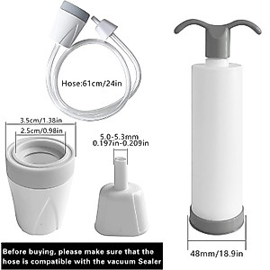 SOCTKE Mason Jar Vacuum Sealer Set,6PCS Stainless Steel Lid SplitType with Vacuum Valve,with Leak proof & Airtight Seal Features,Use for Food StorageFreshFermentation(with Hose and Manual Vacuum