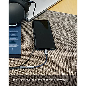 jstma USB C to 3.5mm Headphone Microphone Adapter 3.5mm TRRS Jack Microphone to USB Type C Audio Cable Dongle Compatible for Google Pixel Samsung Galaxy Type C Phones for Video Conferencing Volgging