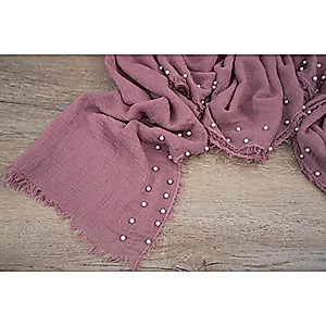 Zeroest Newborn Photo Props Hat Blanket Photography for Babies Cloth Wrap Hats Set Baby Boy Girl Photo Shoot Outfits (Pink)