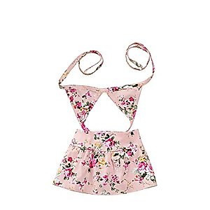Big Dog Shirt Pullover Dog Bikini Swimsuit Pet Bikini Swimming Dress Puppy Bathing Suit Stylish Beach Swimsuit Pet Clothes for Medium Dogs Easter (Pink, S)