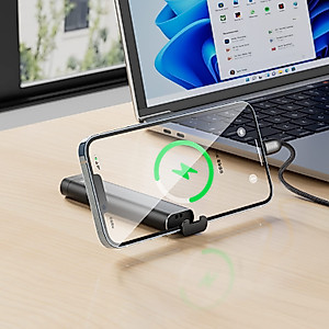 BUDI Multifunctional 9 in 1 Data Cable with USB Type-C Card Reader Micro SD Memory Card high-Speed Card Reader Adapter Suitable for Mobile Phone Cameras and Computers (9 in 1 Card Reader)