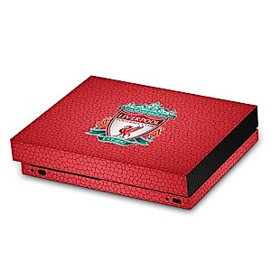 Head Case Designs Officially Licensed Liverpool Football Club Crest Red Mosaic Art Vinyl Sticker Gaming Skin Decal Cover Compatible with Xbox One X Console