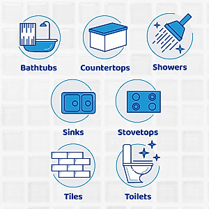 Soft Scrub Gel with Bleach Cleaner, 28.6 Ounces (Pack of 6)