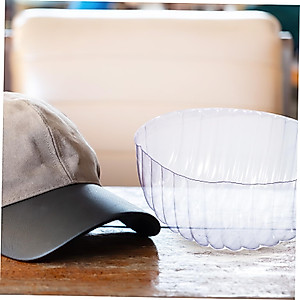 Didiseaon 10 Pcs Hat Holder Baseball Hat Display Holder Baseball Hat Clear Inner Support Baseball Cap Shaper Baseball Cap Display Stand Baseball Hat Inner Support Hat Stands for Display